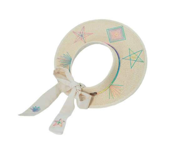 Luanna Stars Confetti Sun Visor – Corazón Playero